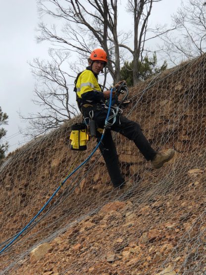 Rock Fall Protection - Spidertech : Spidertech