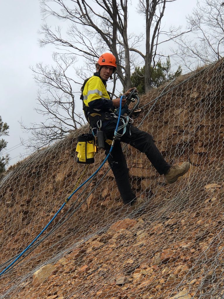 Rock Fall Protection - Spidertech : Spidertech